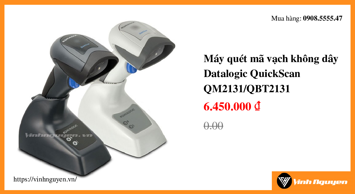 Máy quét mã vạch không dây Datalogic QuickScan QM2131/QBT2131