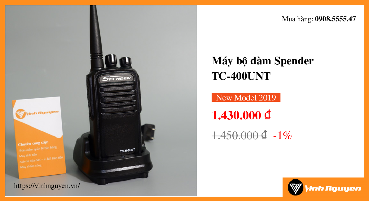 Máy bộ đàm Spender TC-400UNT