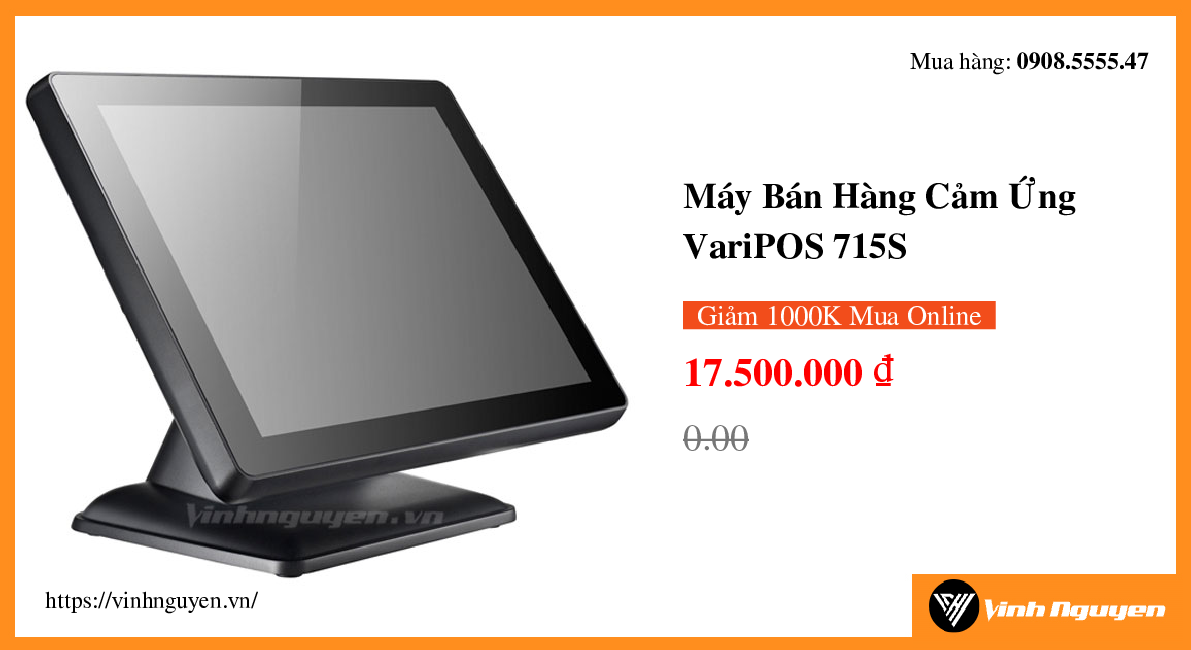 Máy Bán Hàng Cảm Ứng VariPOS 715S